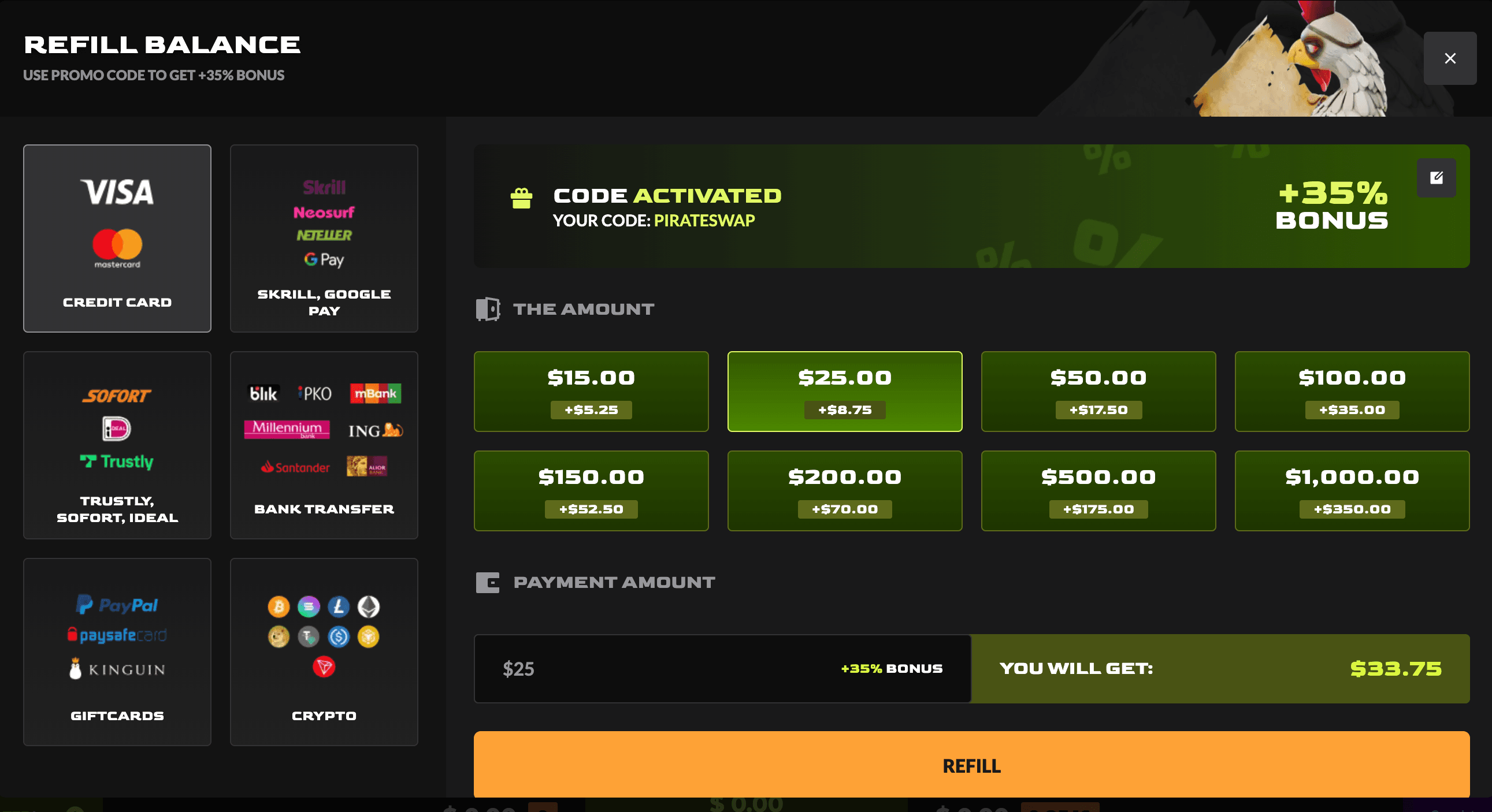 Sell CS2 (CS:GO) Skins | Best CS2 (CS:GO) Trading Site! | PirateSwap.com